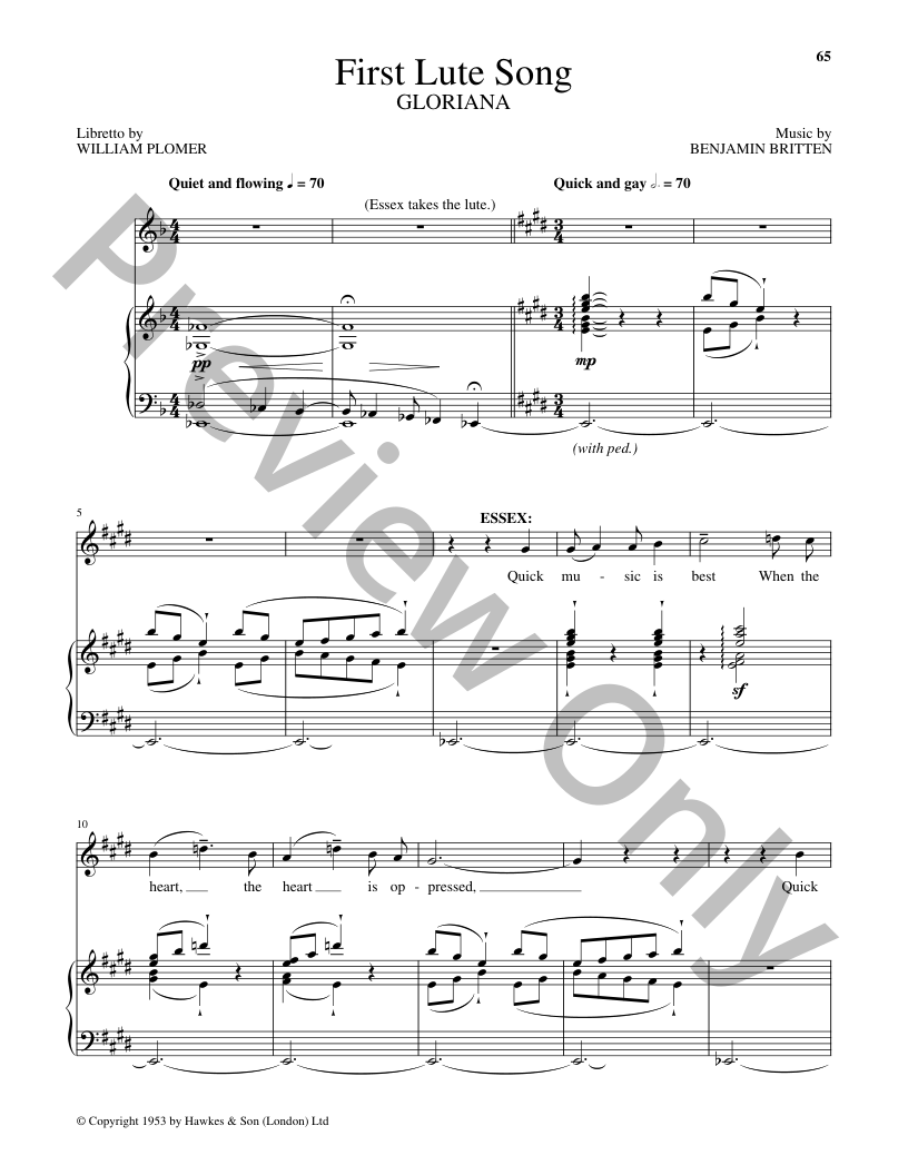 First Lute Song | J.W. Pepper