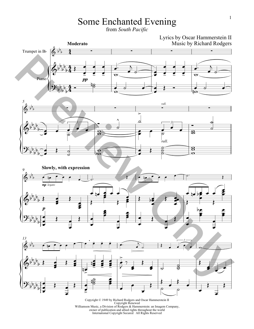 Some Enchanted Evening | J.W. Pepper
