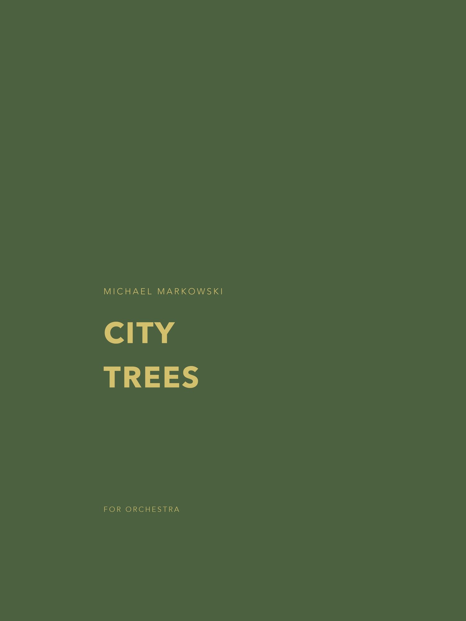 City Trees | J.W. Pepper