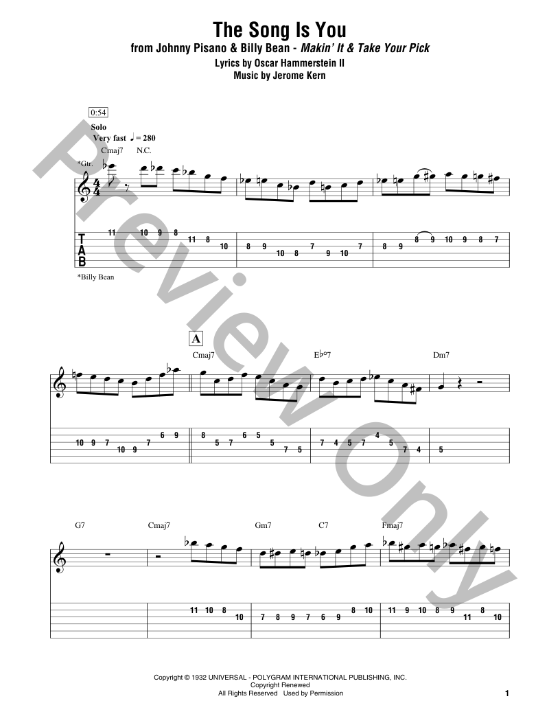 The Song Is You | J.W. Pepper