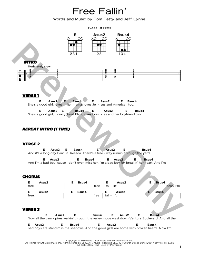 Free Fallin' | J.W. Pepper