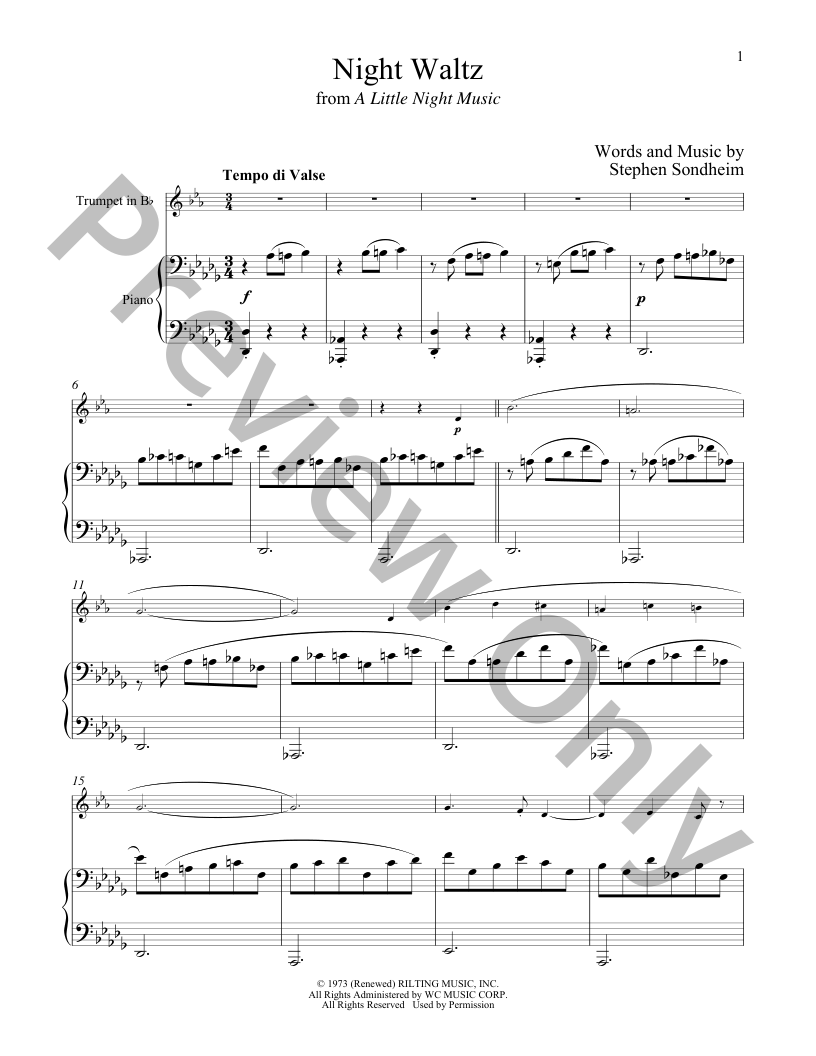 Night Waltz | J.W. Pepper