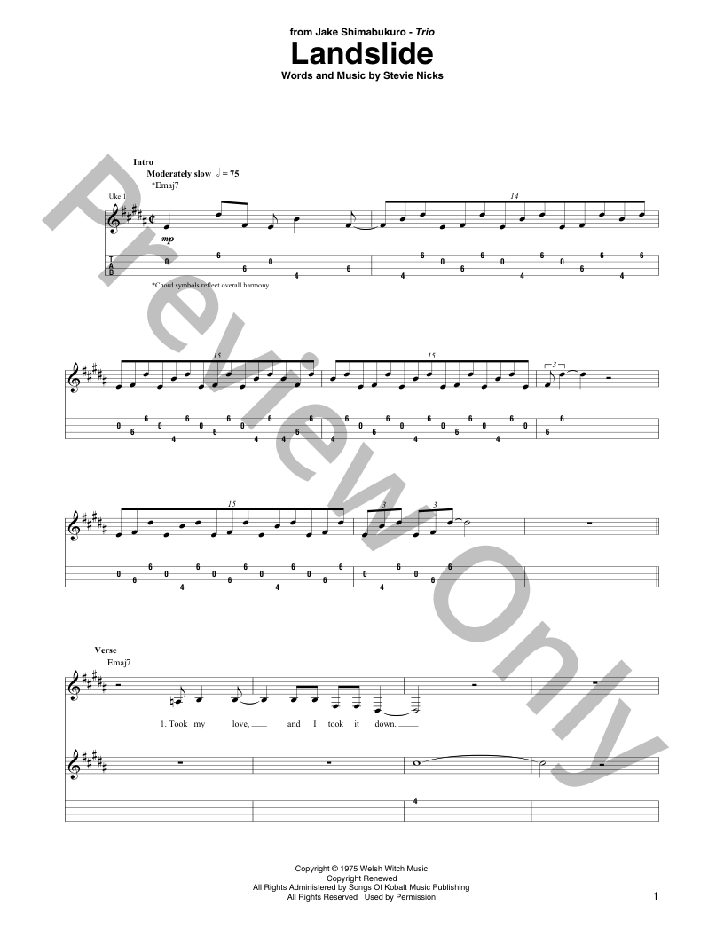 Landslide | J.W. Pepper