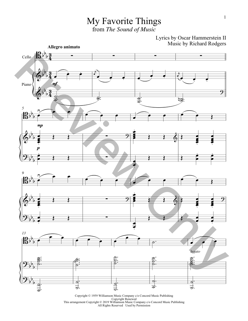 My Favorite Things | J.W. Pepper