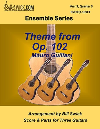 Bill Swick's Year 3, Quarter 3 - Advanced Ensembles for Three Guitars ...