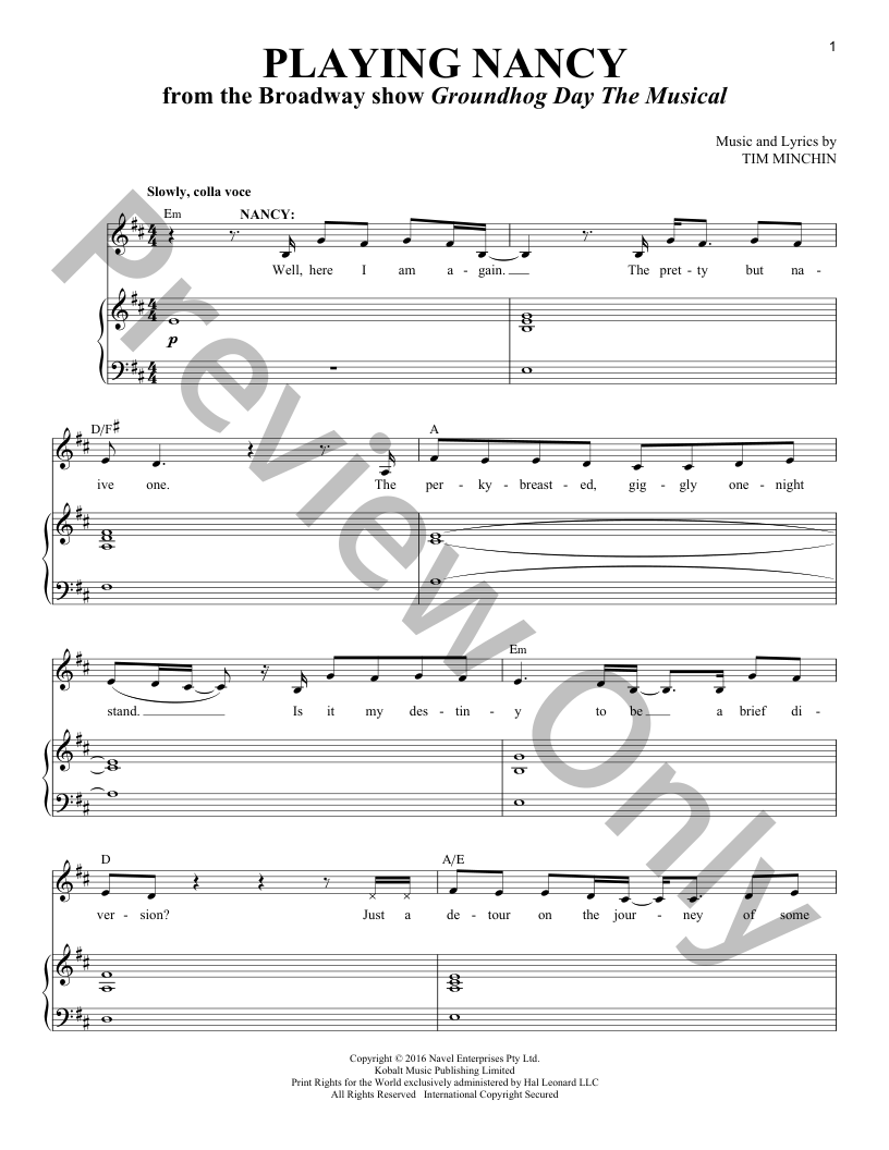 Playing Nancy | J.W. Pepper