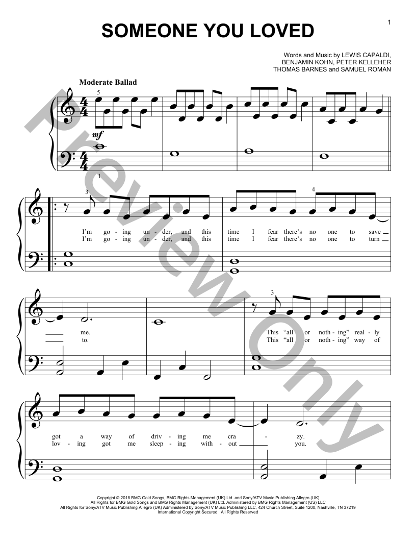 Someone You Loved | J.W. Pepper