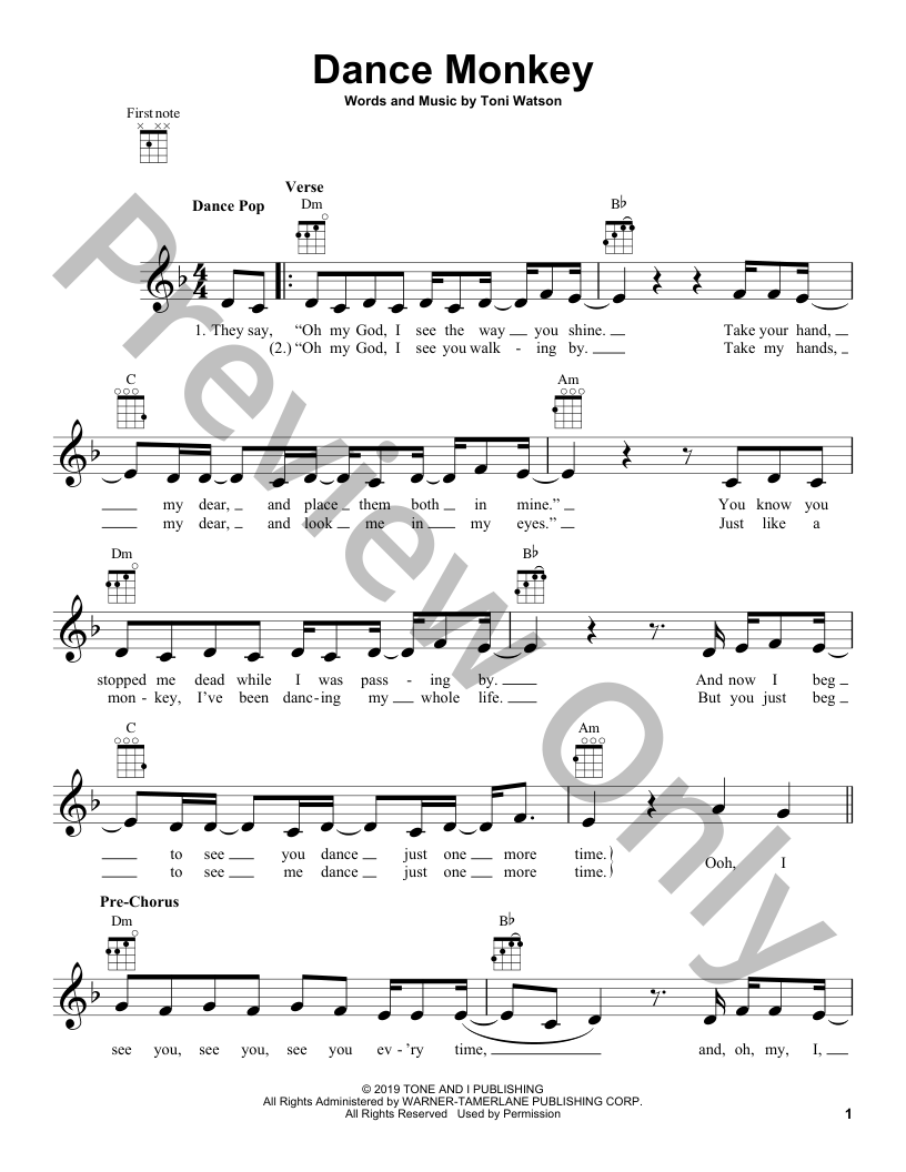 Dance Monkey | J.W. Pepper