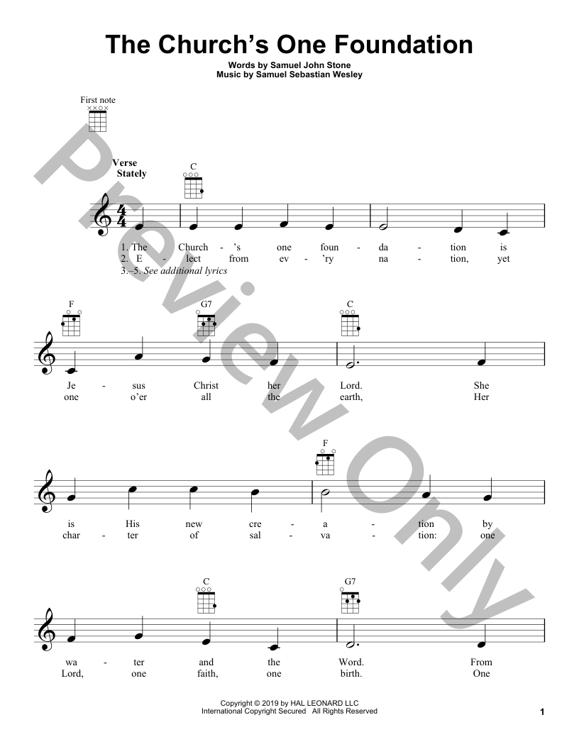 The Church's One Foundation | J.W. Pepper