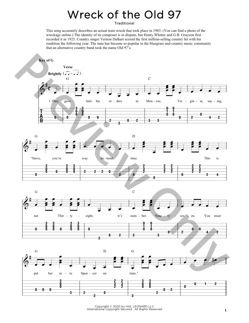 Wreck Of The Old 97 | J.W. Pepper