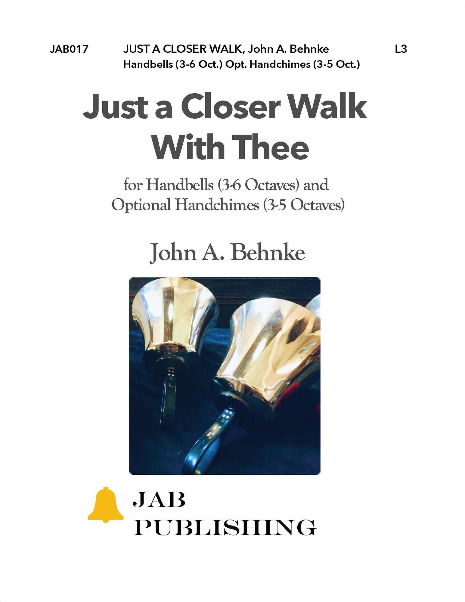 Just a Closer Walk With Thee | J.W. Pepper