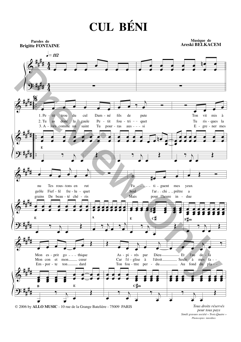 Cul Beni | J.W. Pepper