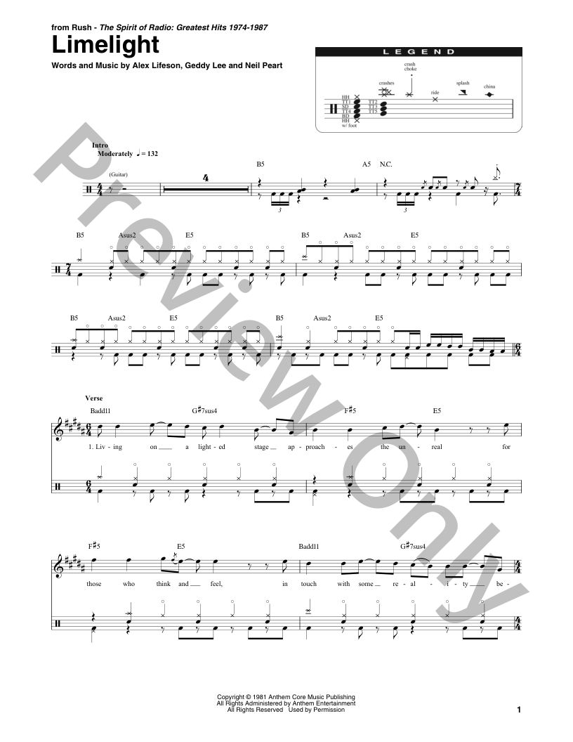 Limelight Sheet Music | J.W. Pepper