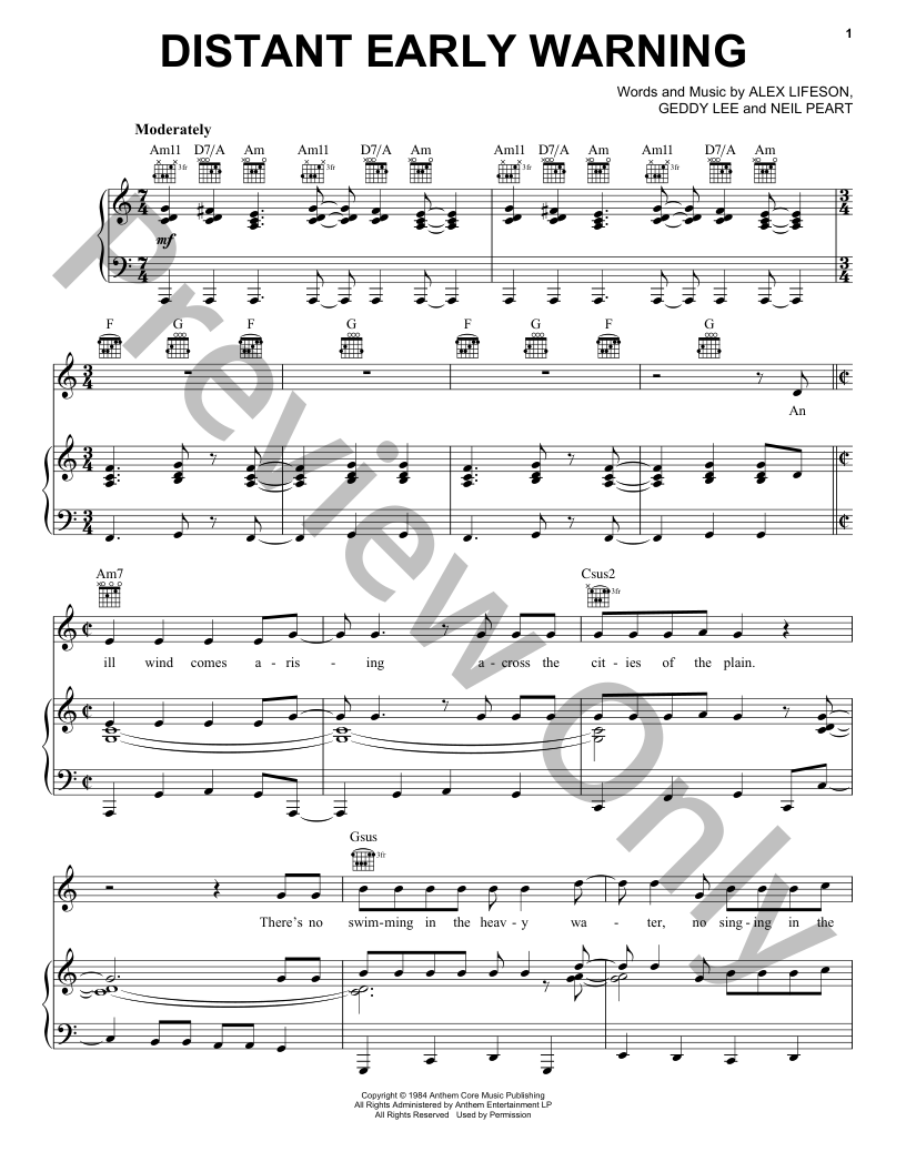 Distant Early Warning | J.W. Pepper