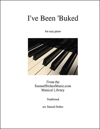 I've Been 'Buked - for easy piano | J.W. Pepper