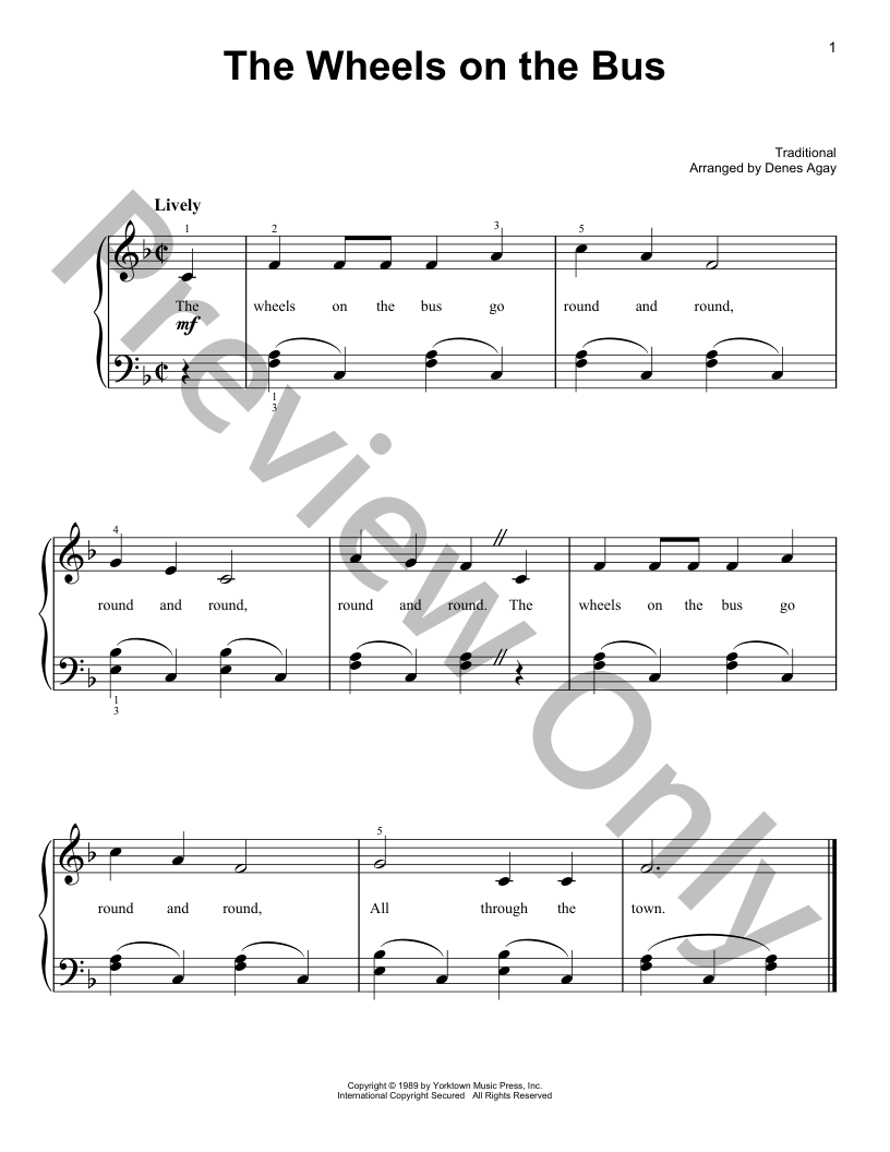 The Wheels On The Bus | J.W. Pepper