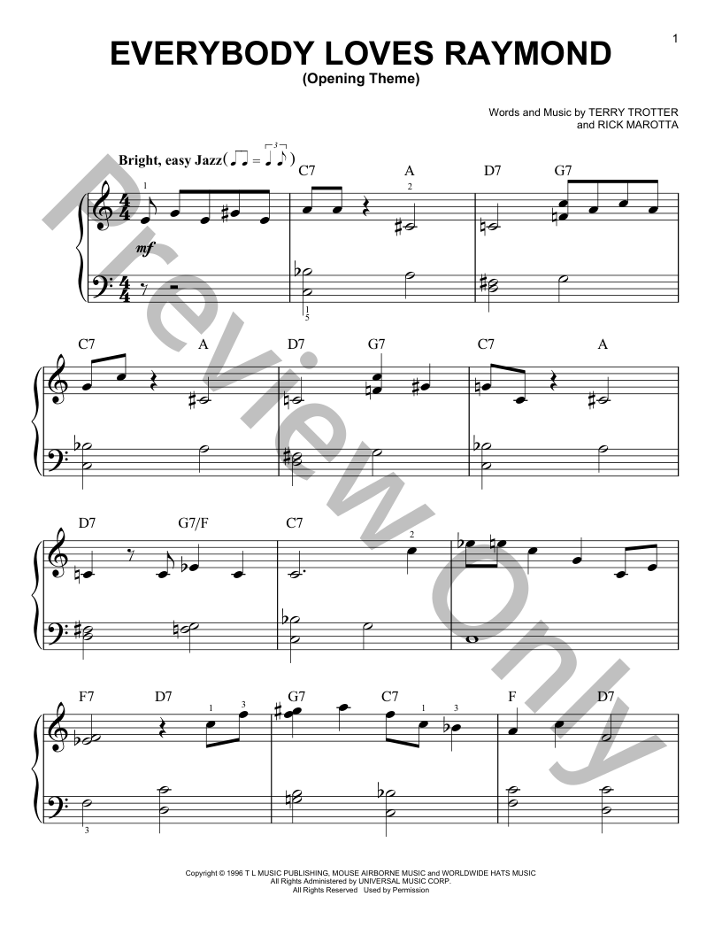 Everybody Loves Raymond (Opening Theme) | J.W. Pepper