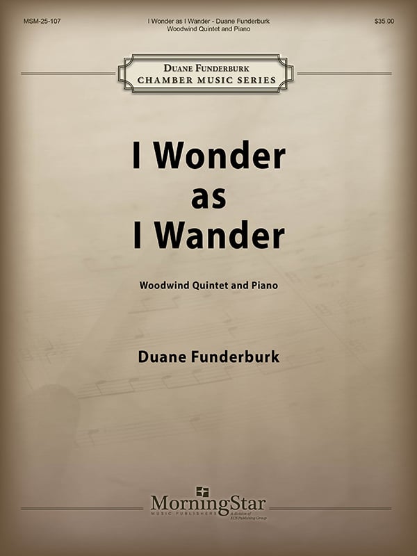 I Wonder as I Wander Sheet Music | J.W. Pepper