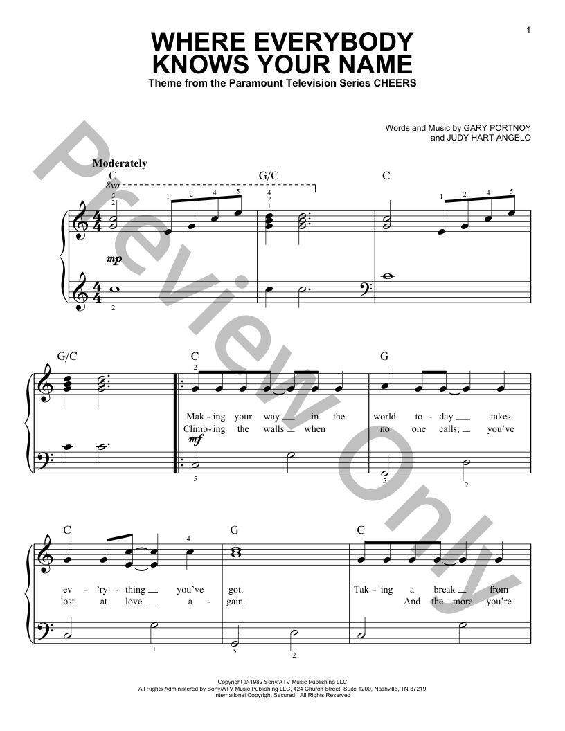 Where Everybody Knows Your Name (Theme from Cheers) | J.W. Pepper