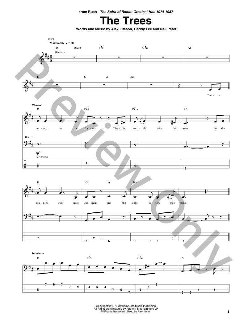 The Trees | J.W. Pepper