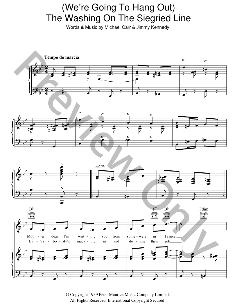 The Washing On The Siegfried Line | J.W. Pepper