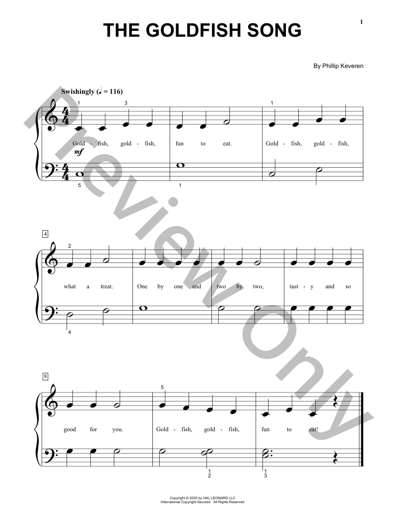 The Goldfish Song | J.W. Pepper