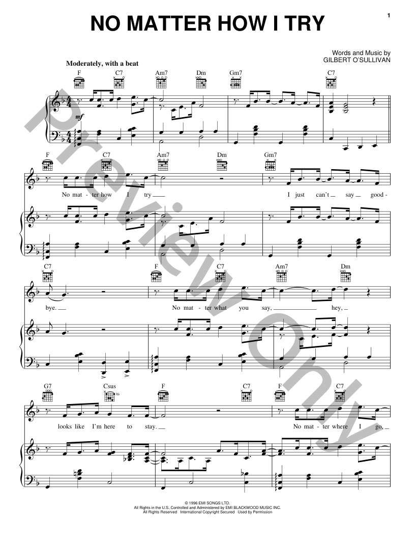 No Matter How I Try | J.W. Pepper