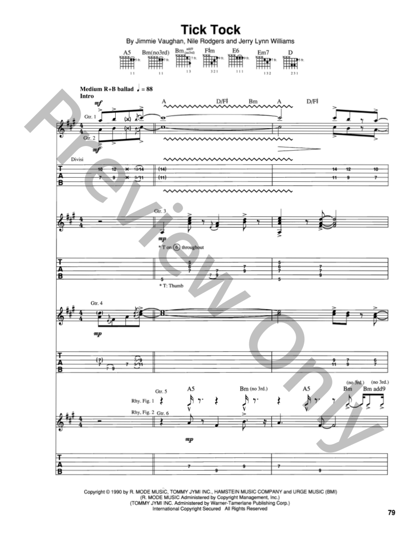 Tick Tock | J.W. Pepper