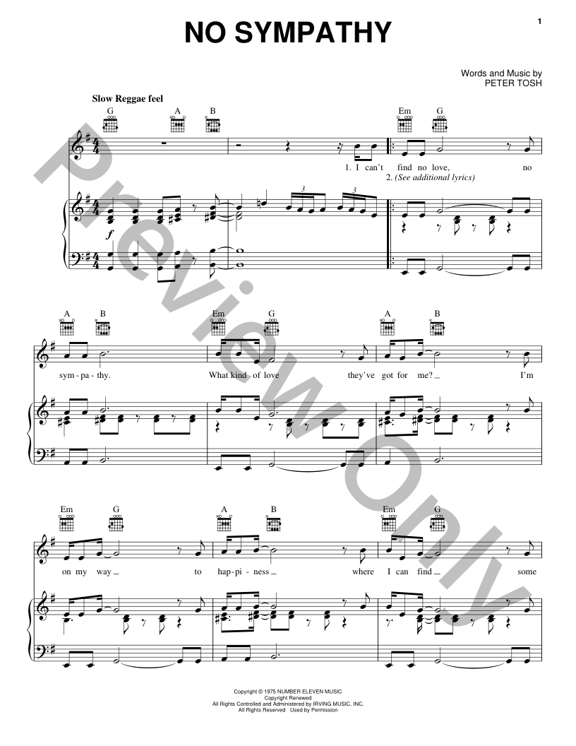 No Sympathy | J.W. Pepper