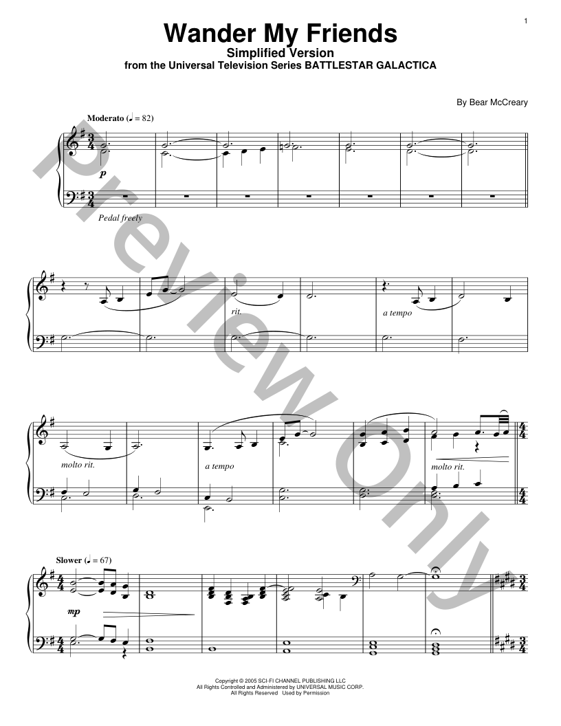 Wander My Friends (Simplified Version) | J.W. Pepper