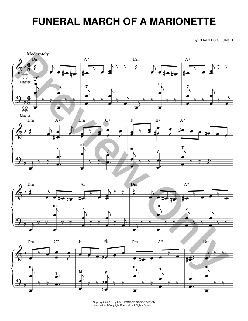 Funeral March Of A Marionette | J.W. Pepper