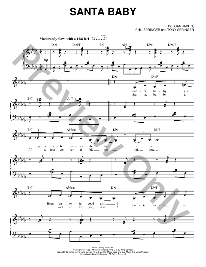 Santa Baby | J.W. Pepper