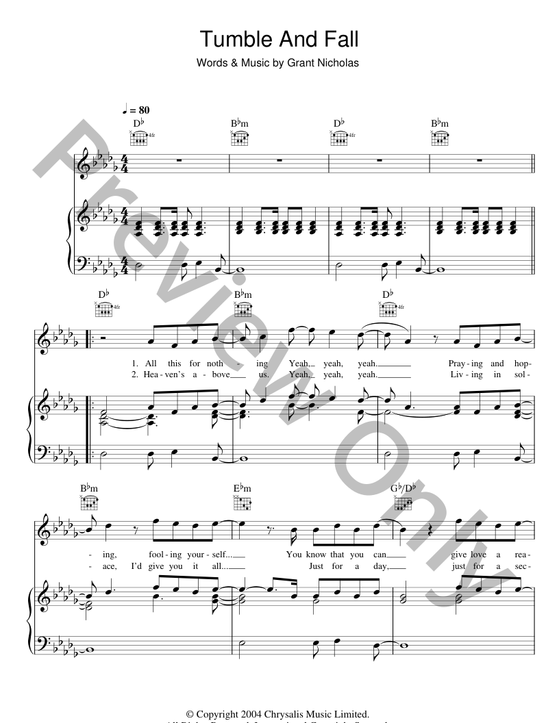 Tumble And Fall | J.W. Pepper