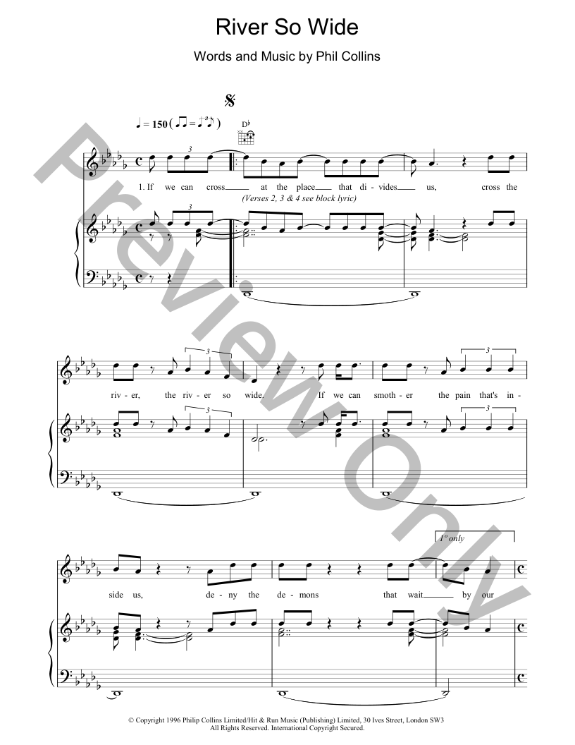 River So Wide P/V/G Sheet Music | J.W. Pepper