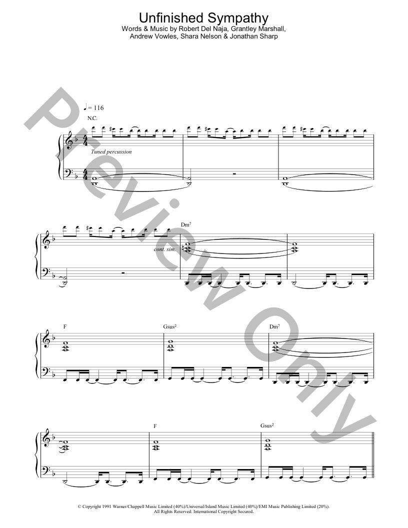 Unfinished Sympathy | J.W. Pepper