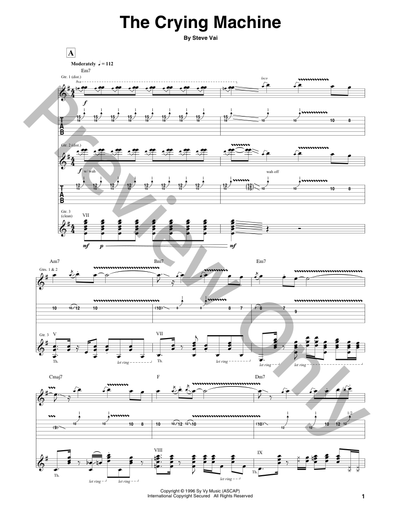 The Crying Machine | J.W. Pepper