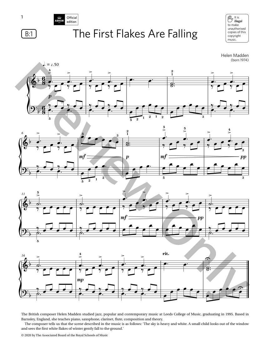 The First Flakes Are Falling | J.W. Pepper