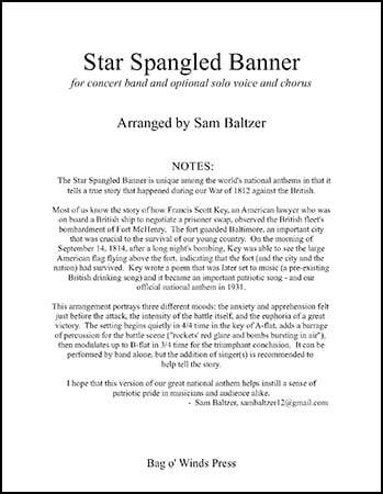 The Star Spangled Banner Concert Band Sheet Music | J.W. Pepper