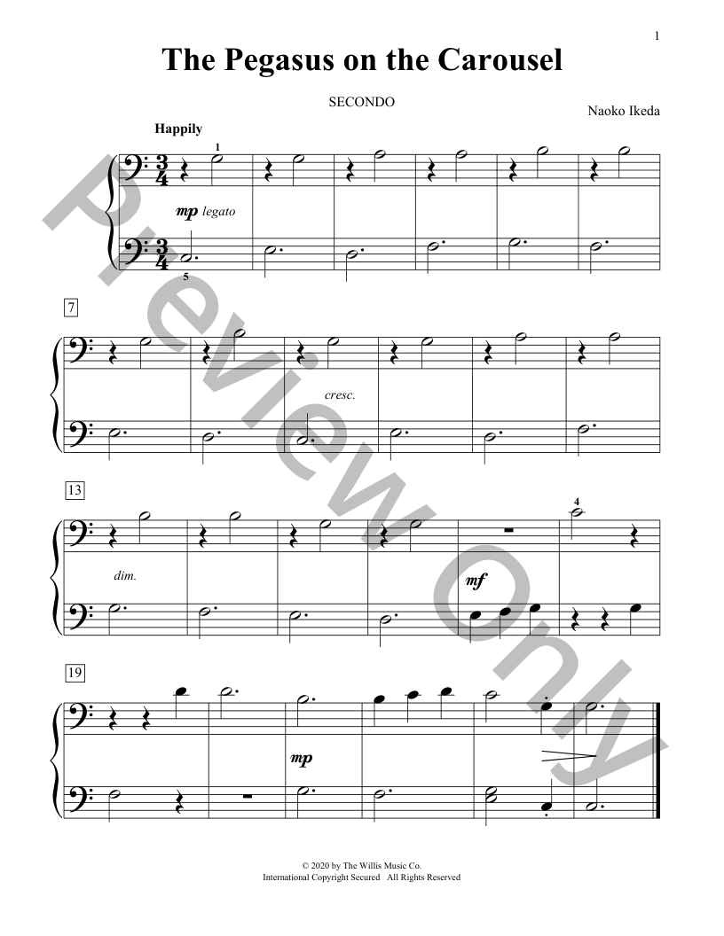 The Pegasus On The Carousel | J.W. Pepper