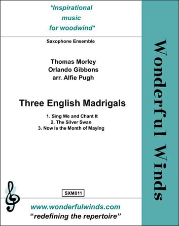 Three English Madrigals Saxophone Quintet | J.W. Pepper