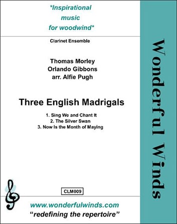 Three English Madrigals Clarinet Quintet | J.W. Pepper