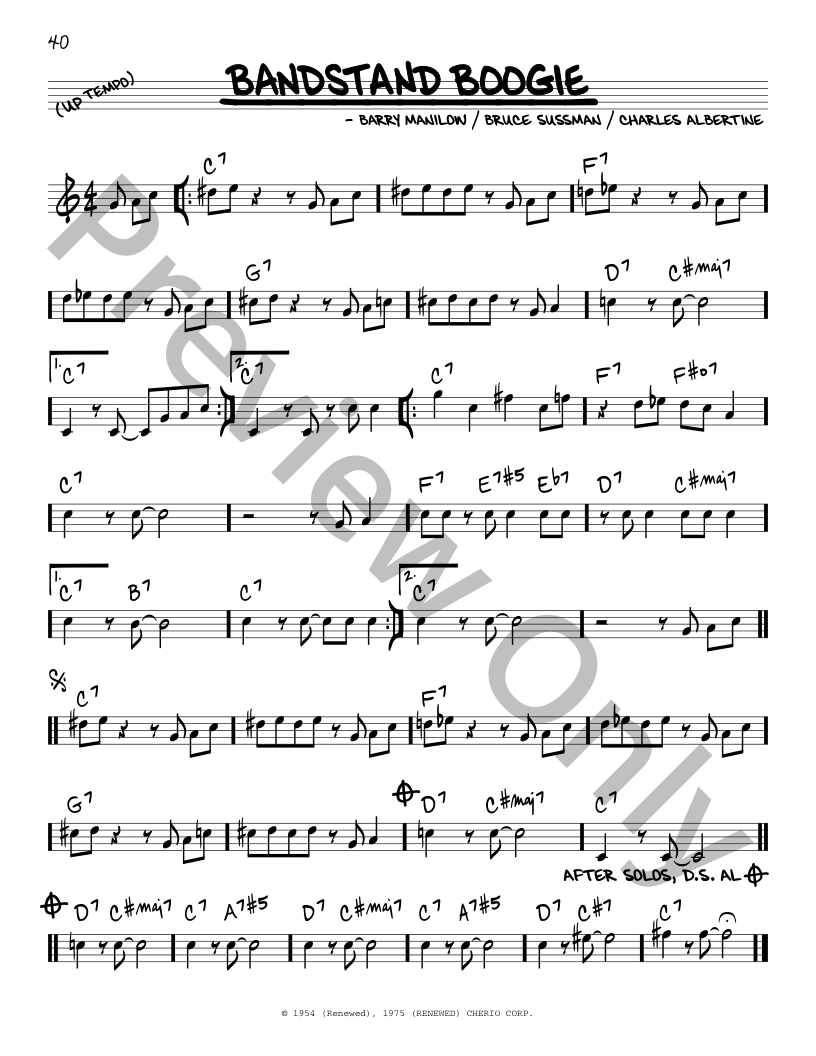 Bandstand Boogie | J.W. Pepper