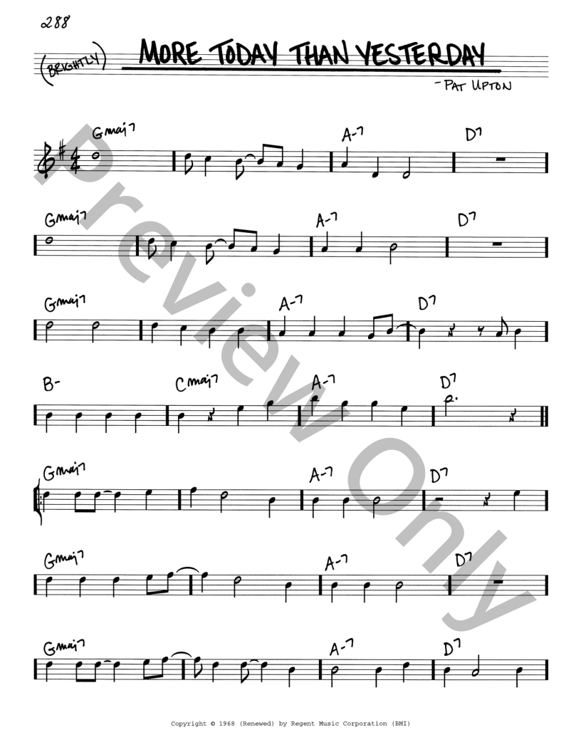 More Today Than Yesterday | J.W. Pepper