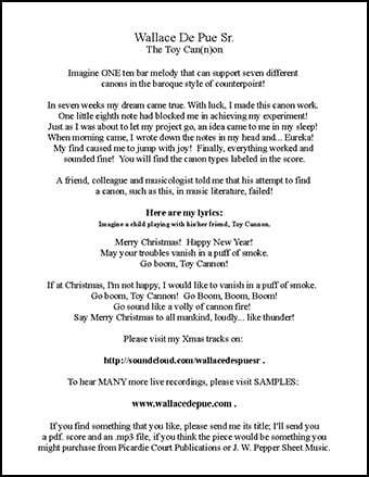 The Toy Can(n)on | J.W. Pepper