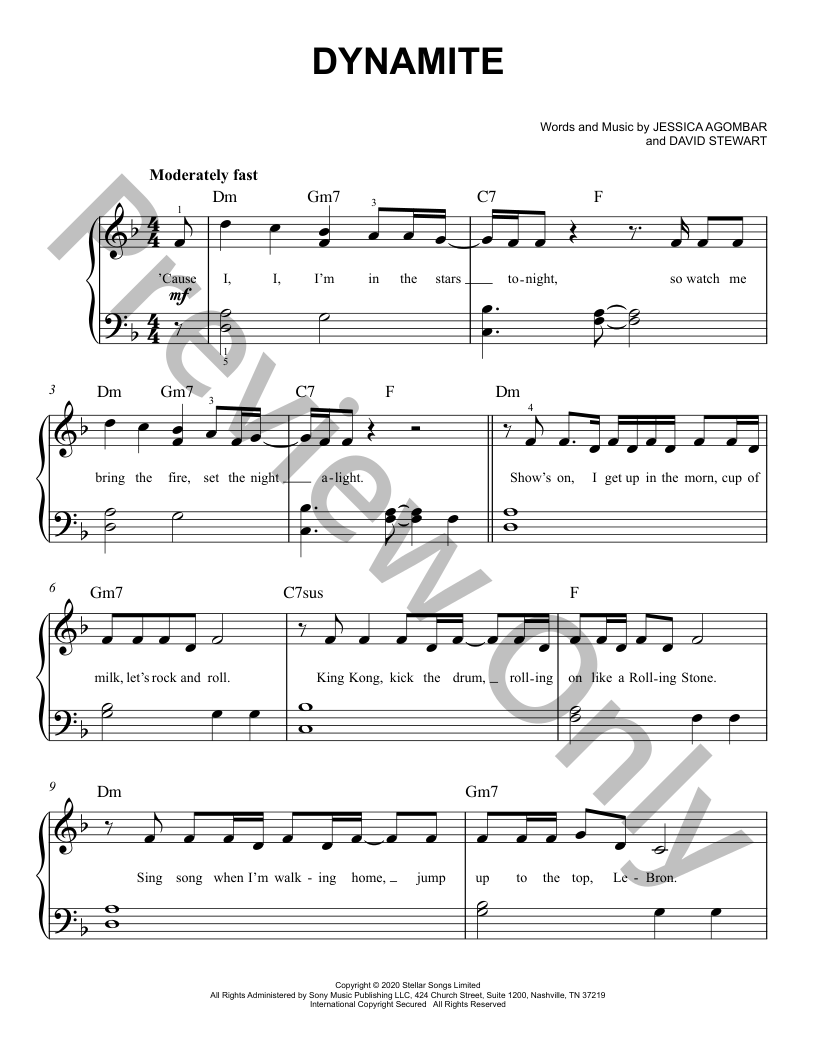 Dynamite | J.W. Pepper