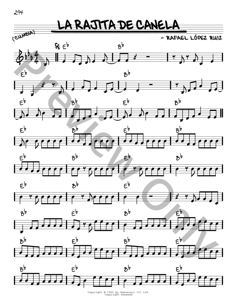 La Rajita De Canela | J.W. Pepper