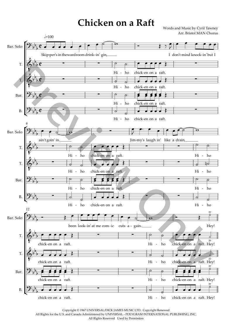 Chicken On A Raft | J.W. Pepper