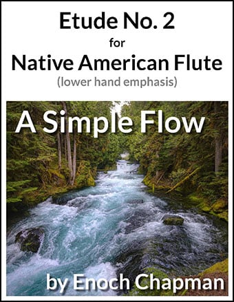 Etude No. 2 for Native American Flute - A Simple Flow Sheet Music | J.W ...