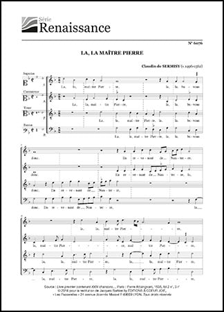 La, la maitre Pierre | J.W. Pepper