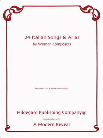 24 Italian Songs & Arias by Women Composers Vocal Sheet Music | J.W. Pepper